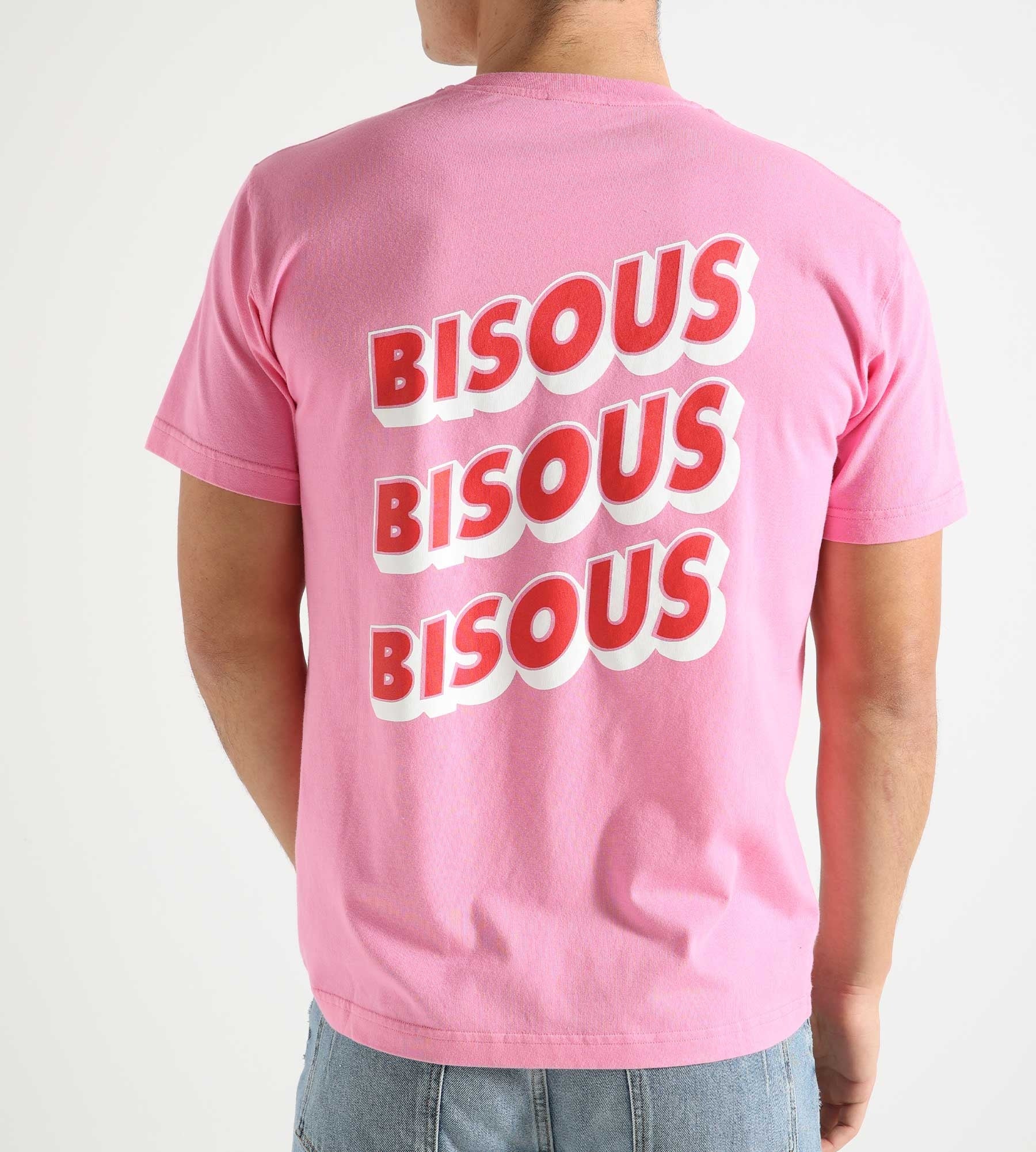 Bisous Skateboards T-Shirt Sonics Pink